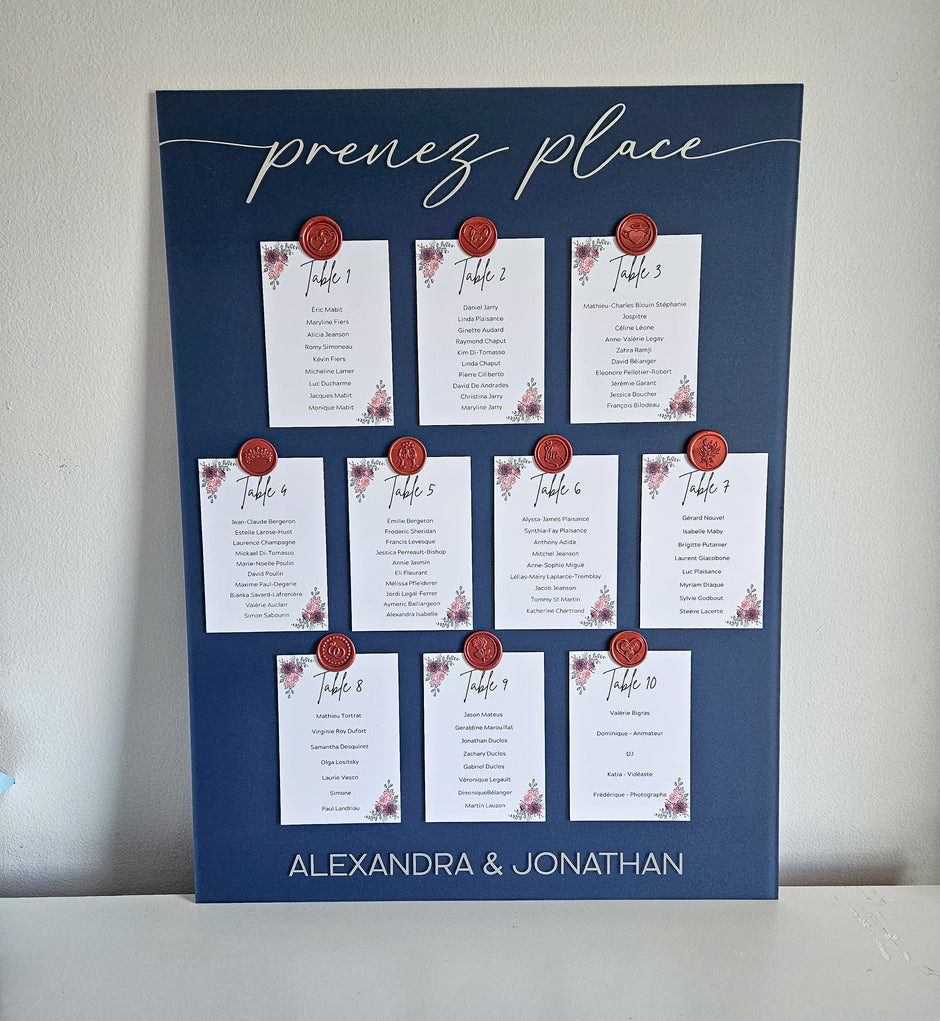 PLANS DE TABLE – Omnia Décor